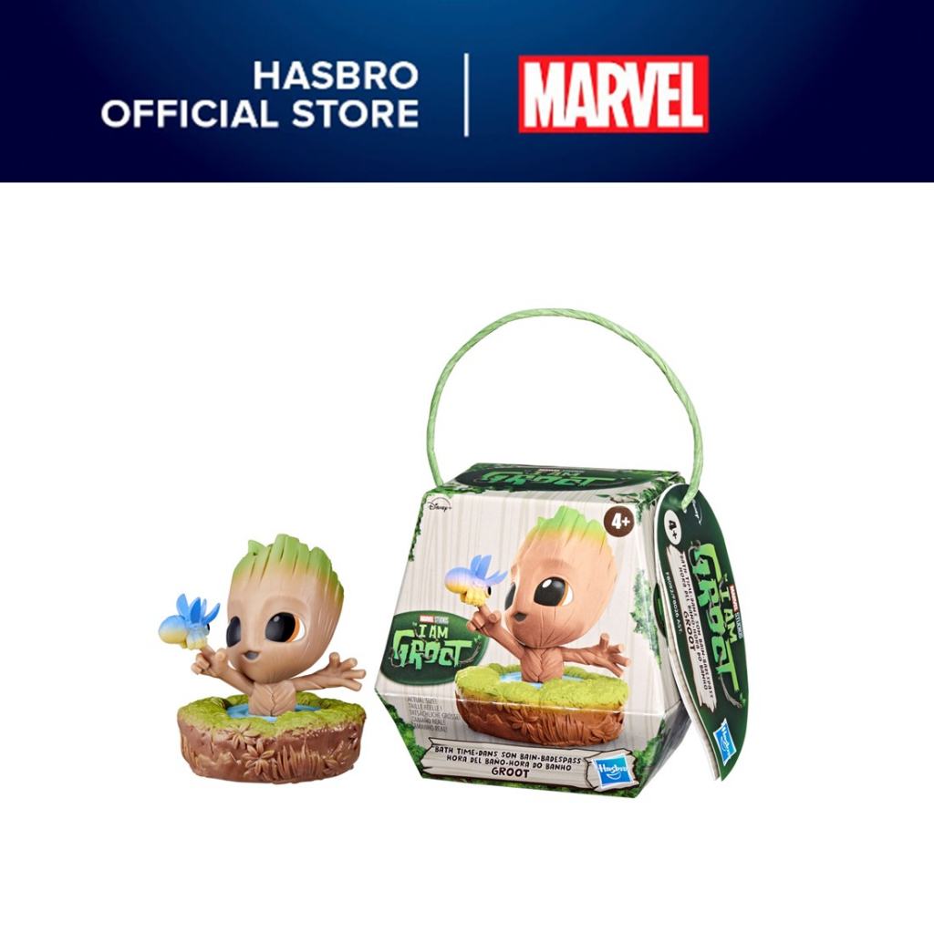 Marvel I Am Groot Figure Collection, Bath Time Groot, Mini Groot Action ...