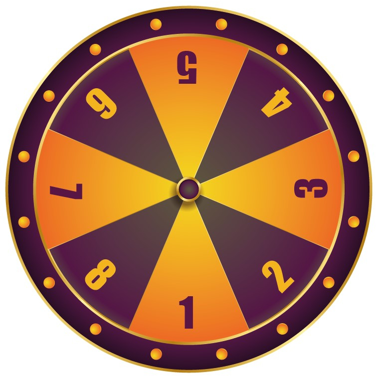 Fortune Wheel/ Lucky Draw Stand/ Gift Spin & Win/ Roda Impian with ...