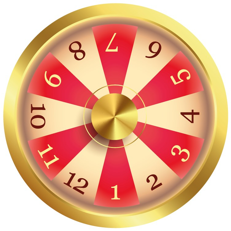 Fortune Wheel/ Lucky Draw Stand/ Gift Spin & Win/ Roda Impian with ...