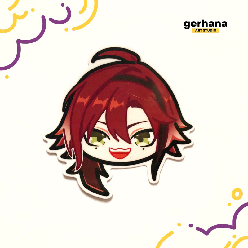 Genshin Impact Chibi Stickers | Aether Kokomi Heizhou Hutao Ganyu ...