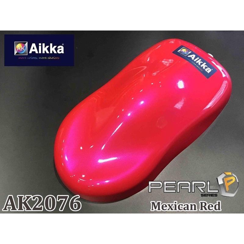 AIKKA 2076 MEXICAN RED CRYSTAL EFFECT AUTOMOTIVE 2K CAR PAINT | Shopee ...