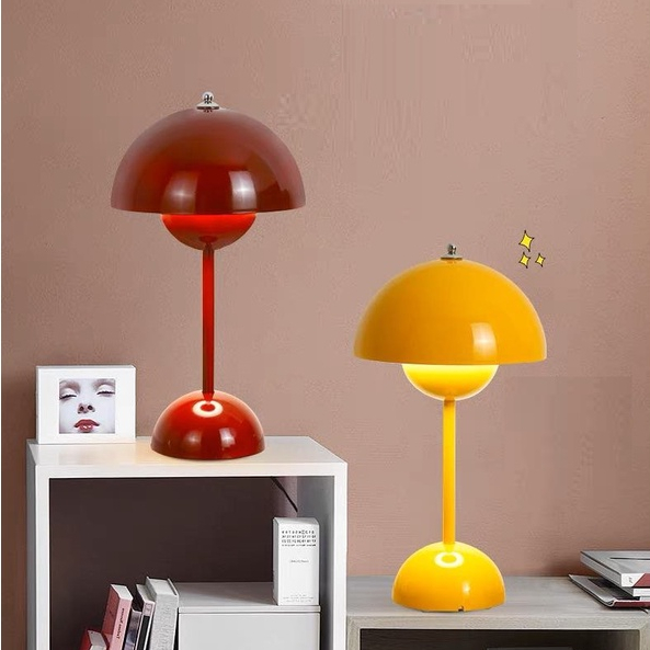 Wireless Battery Rechargeable Table Lamp Lampu Viral Meja Lampu Tidur ...