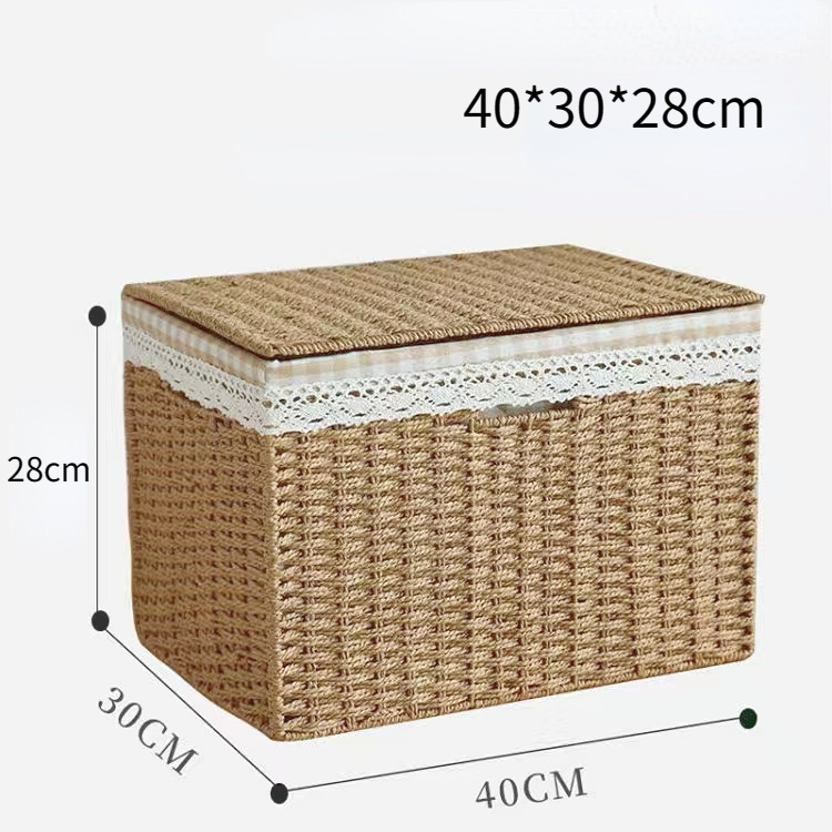 Ready Stock⚫SONDER⚫ Foldable Storage Basket with Lid & Handle for ...