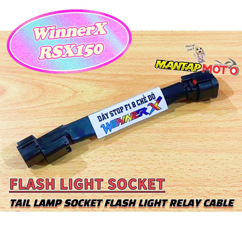 HONDA RSX RSX150 FLASH LIGHT SOCKET TAIL LAMP TAIL LIGHT LAMPU BELAKANG SOCKET CABLE WINNER X ...