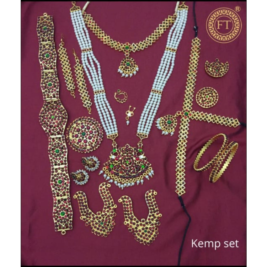 NEW ARRIVAL_FULL JEWELLERY SET (KEMP SET) | Shopee Malaysia