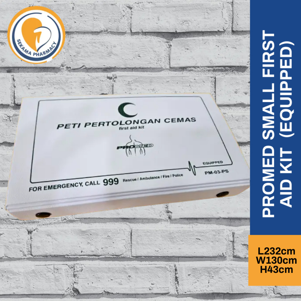 PROMED FIRST AID KIT ( PM-03-PS) EQUIPPED (SMALL) | Shopee Malaysia