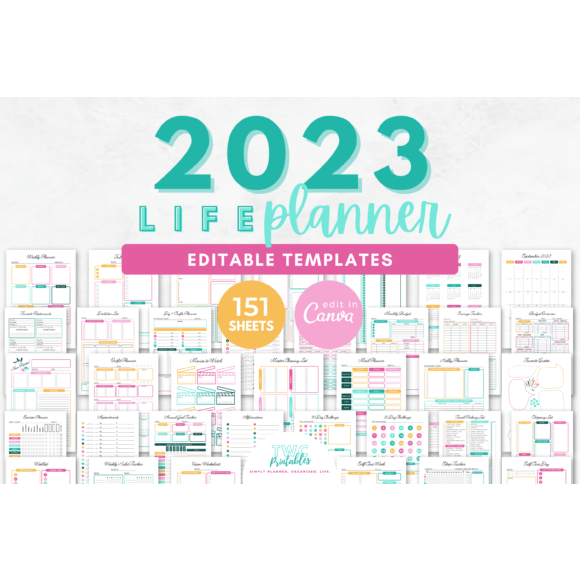 2023 Life Planner Canva Templates | Shopee Malaysia