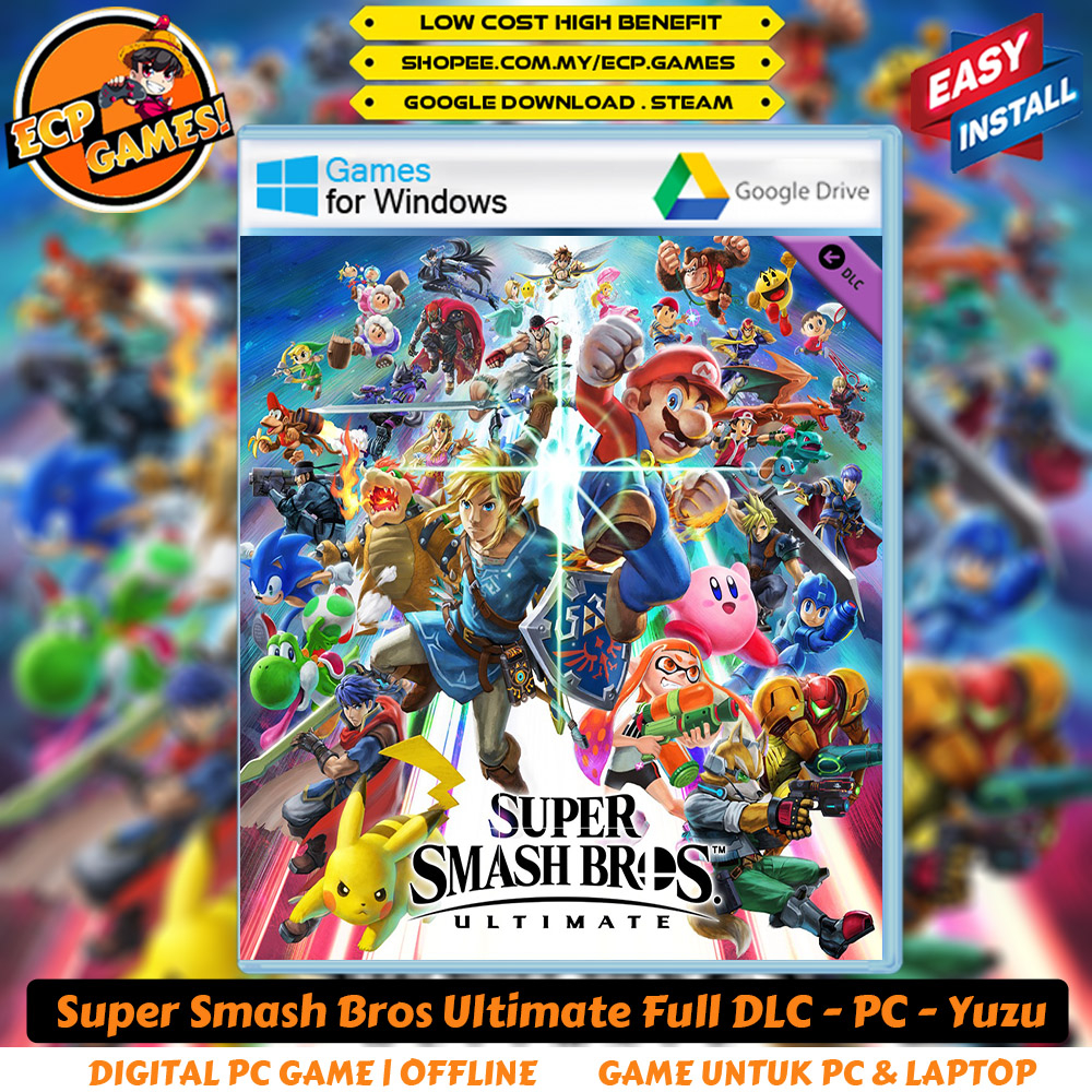 Super Smash Bros Ultimate + All Character / PC / Game / Nintendo Switch ...