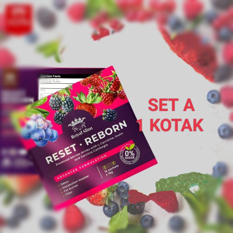 LISHUO ROYAL SLIM RESET REBORN 12 sachets | METABOLISM BOOSTER | FIBER ...