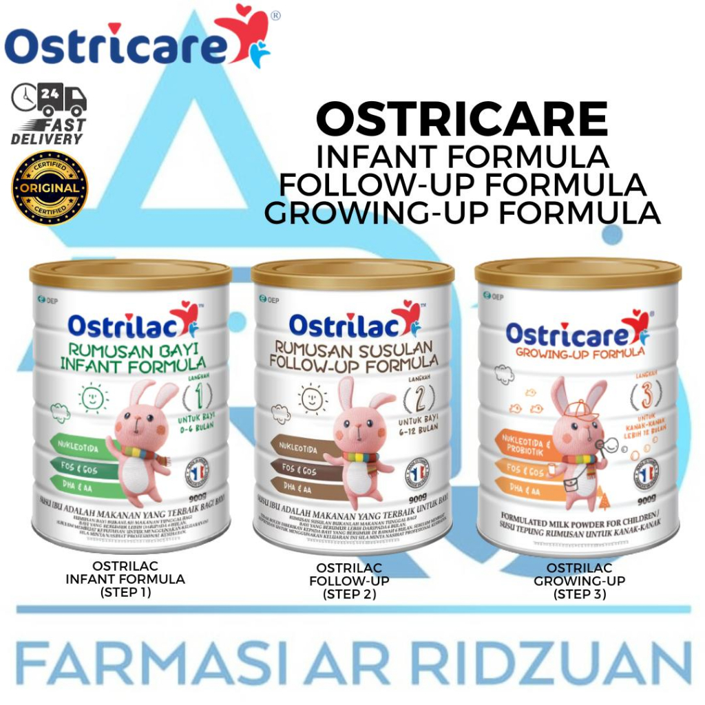 Ostricare Infant 900g / Follow-up 900g / Growing-up 900g | Shopee Malaysia