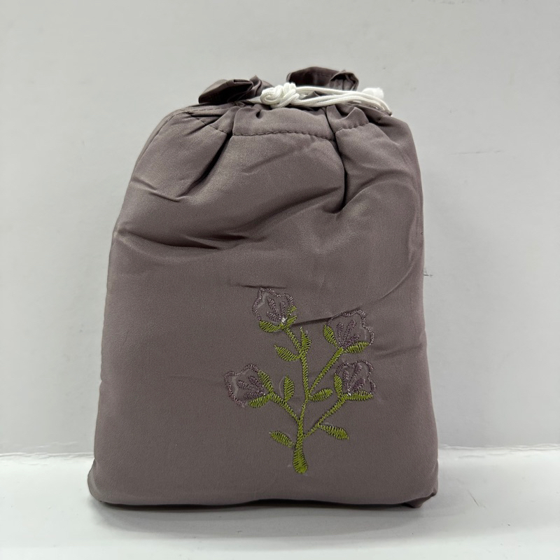 Telekung Travel Mini Pouch Telekung Dewasa Sulam Bunga [Free Beg ...