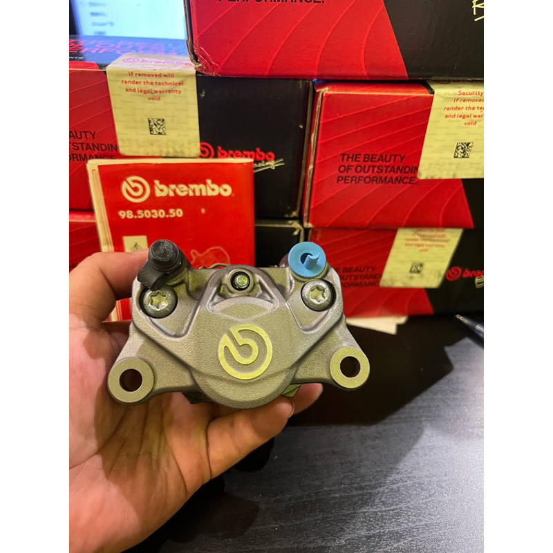 BREMBO P34 GREY 2POT CALIPER 100%ORIGINAL MADE IN ITALY READY STOCK ...