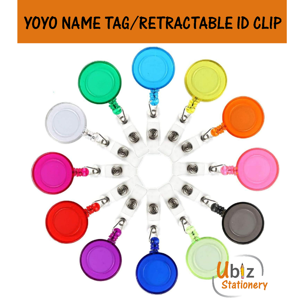 Yoyo Name Tag/Rectractable ID Clip | Shopee Malaysia