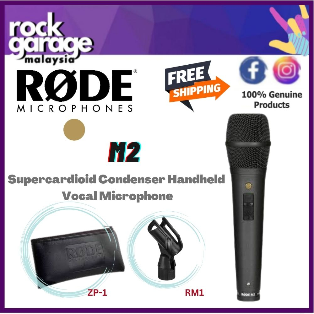Rode M2 Supercardioid Condenser Handheld Vocal Microphone ( M-2 ) | Shopee Malaysia