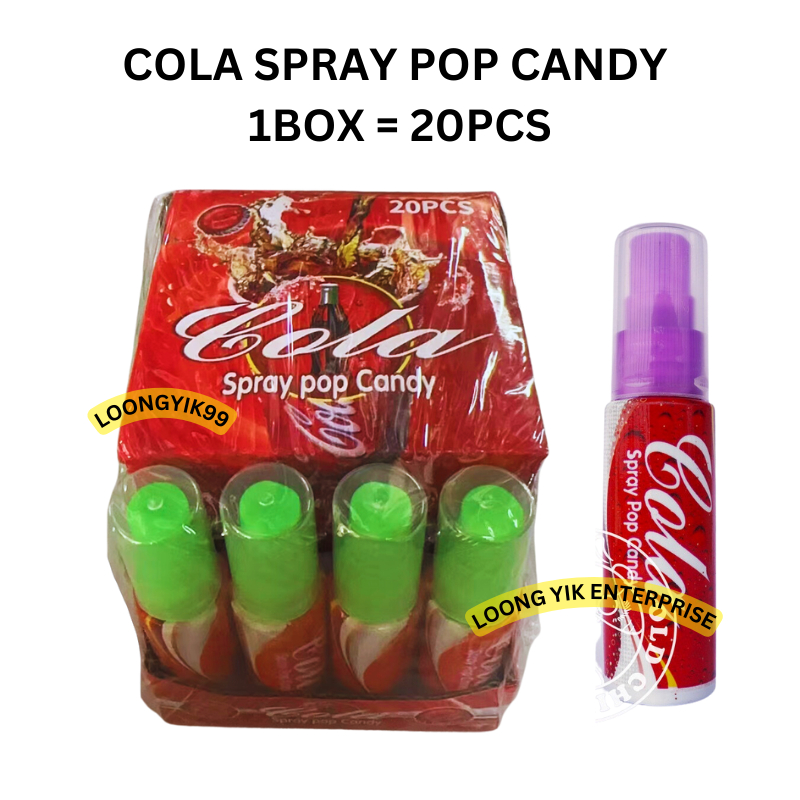 COLA SPRAY POP CANDY 20PCS | Shopee Malaysia