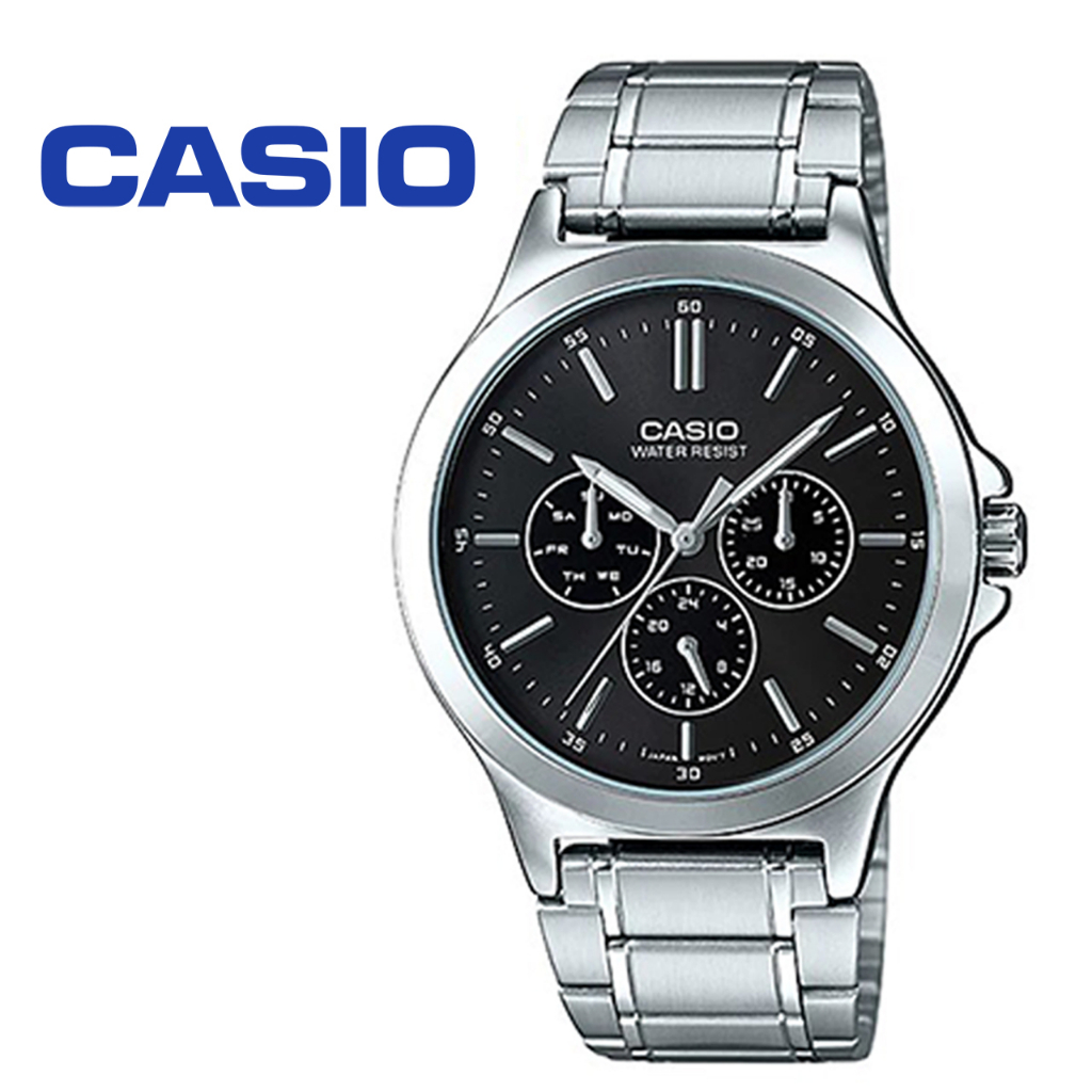 Casio Multi-Hands Men's Watch MTP-V300D-1AV | Shopee Malaysia