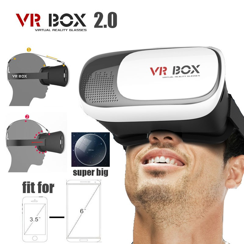 VR Virtual Reality 3D Movie Gaming Glasses AR Box Cardboard Anti Dust ...