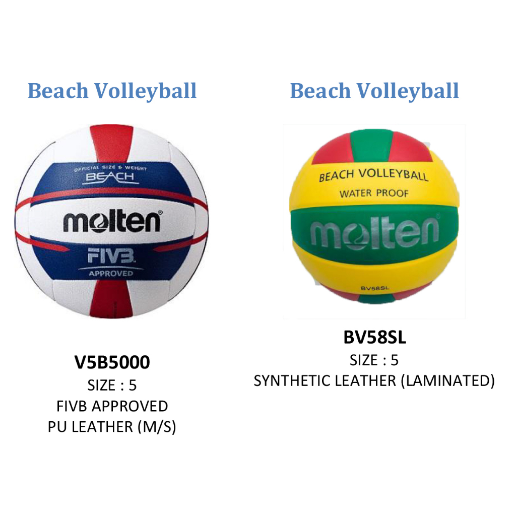BEACH VOLLEYBALL MOLTEN FIVB APPROVED [READY STOCK] | Shopee Malaysia