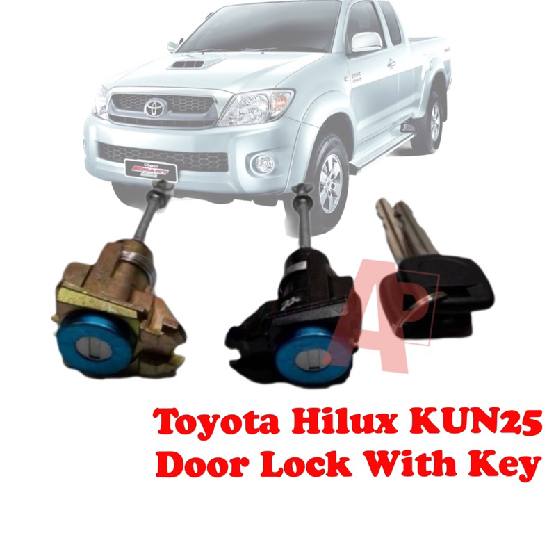Toyota Hilux KUN25 Door Lock With Key New 1 Set | Shopee Malaysia