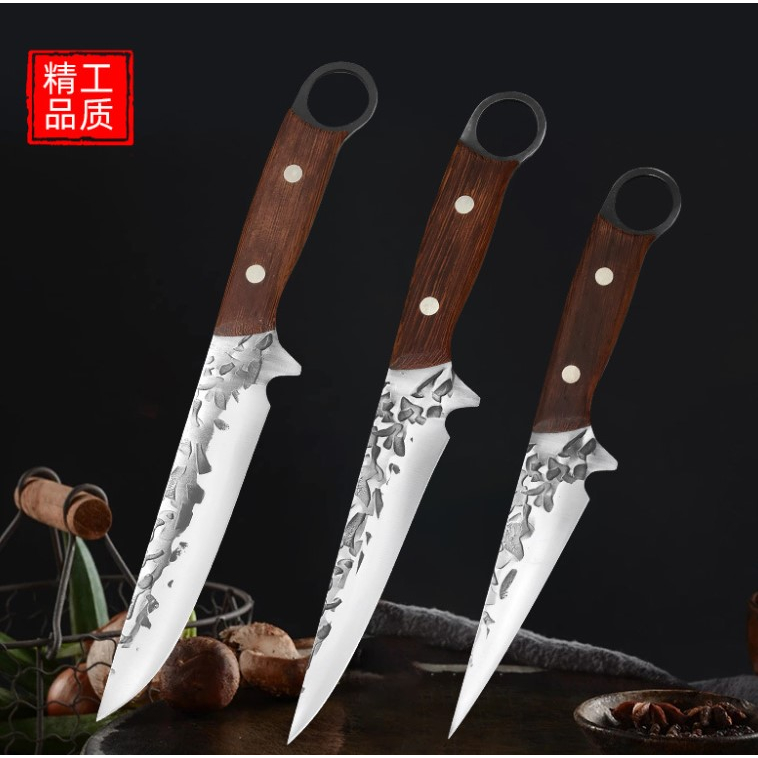 Hand-forged boning knife kitchen skinning meat cutting knife meat gear ...