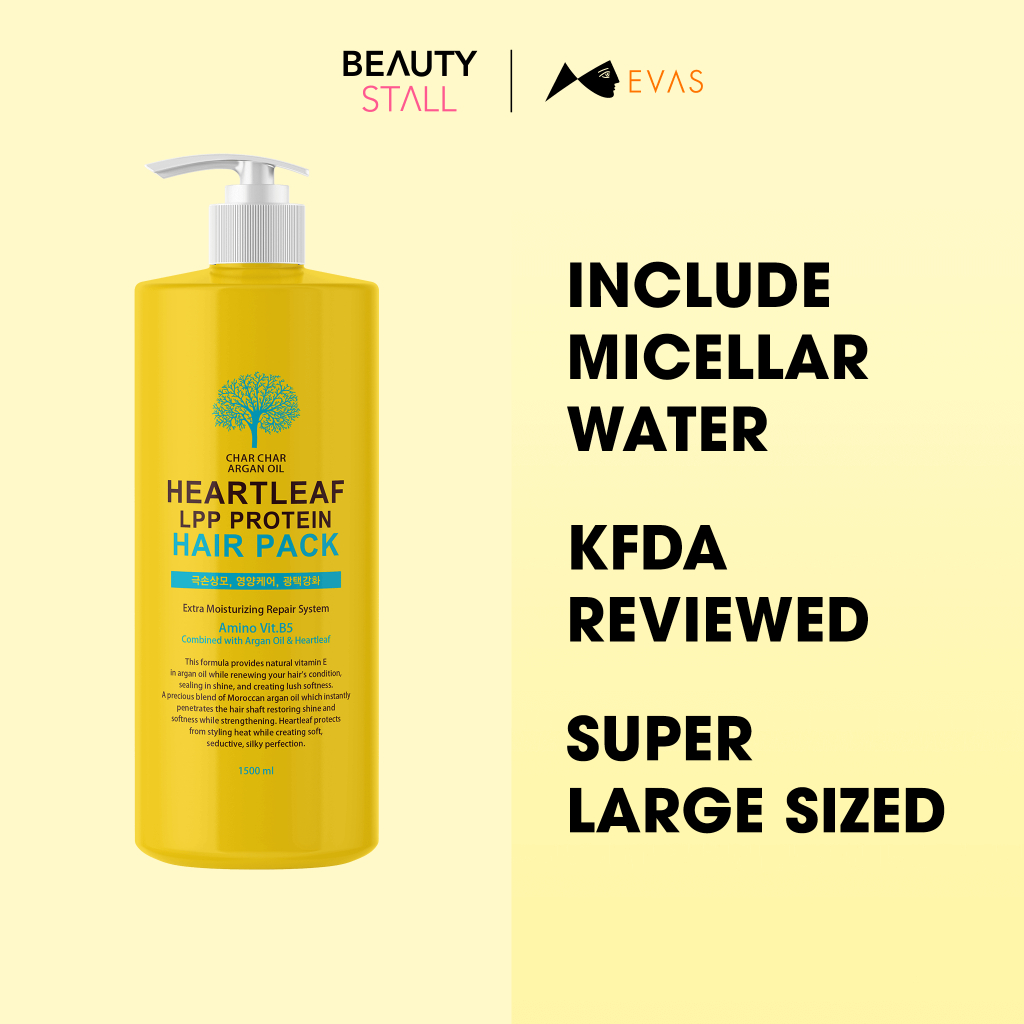 EVAS Char Char Heartleaf LPP Protein Hair Treatment 1500ml | Repair Dry ...