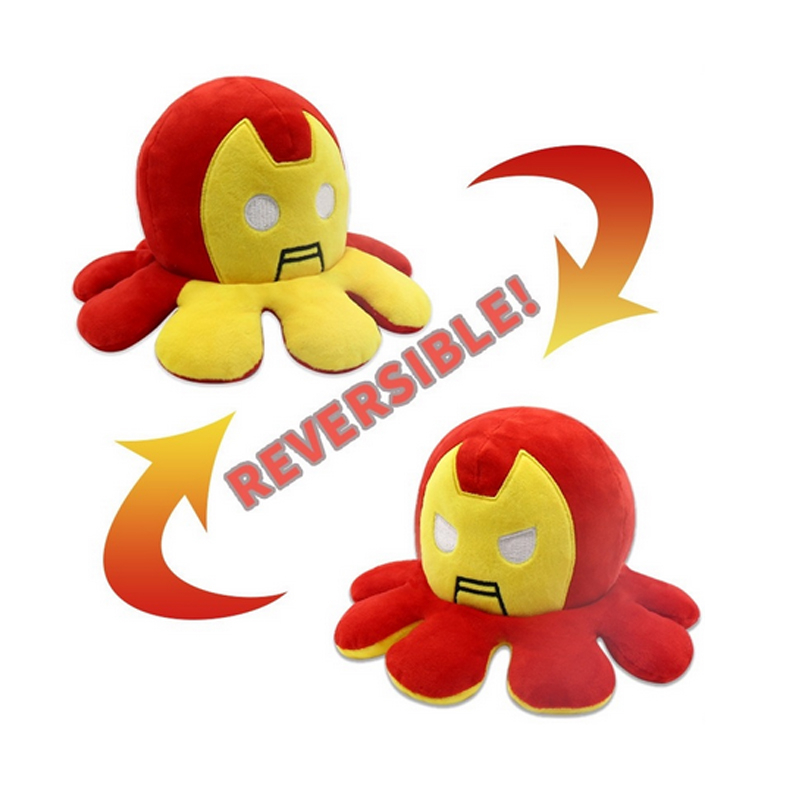 20CM Flip Doll - Reversible Bipolar Plushie Stuffed Toys Doll (Ironman ...