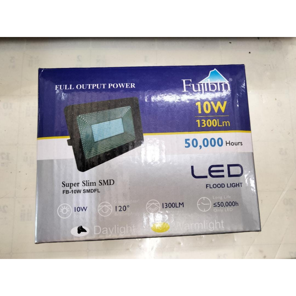 Fujibin LED SMD Flood Light 10W (Daylight) | Shopee Malaysia