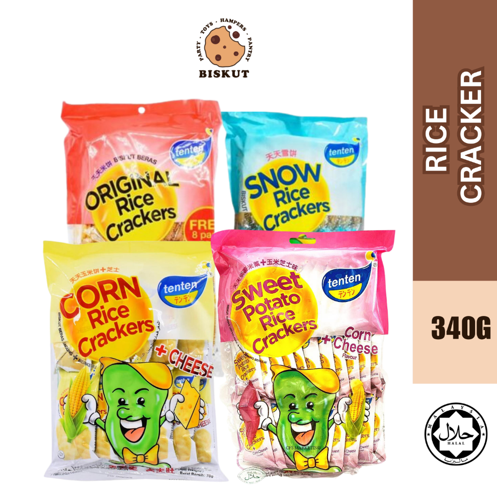 [SHIP OUT AS USUAL] Ten Ten Rice Cracker/ Biskut Beras/ Corn Cheese ...