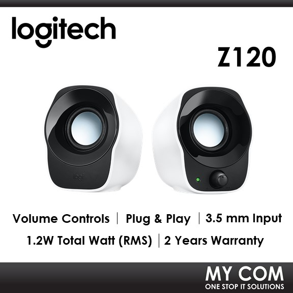 Logitech Z120 USB Compact Stereo Powered Speakers | Shopee Malaysia
