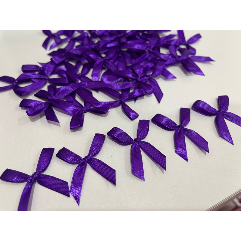 (50pcs)Mini Ribbon Bow/Satin Bow/Riben Bow/蝴蝶结/DIY Decoration Doorgift ...