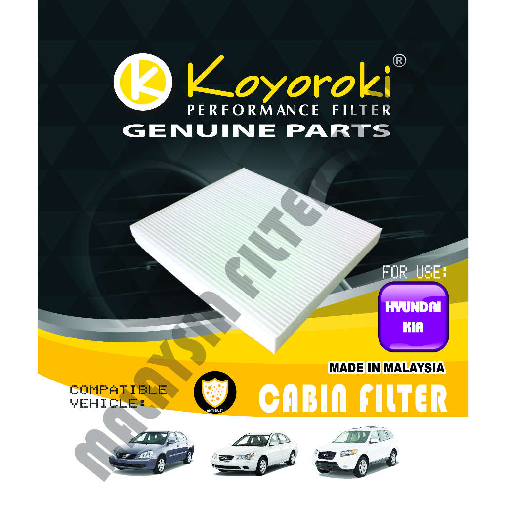 HYUNDAI KIA SONATA(NF) SANTA Fe(CM) OPTIMA(MG) PENAPIS CABIN FILTER RHY ...
