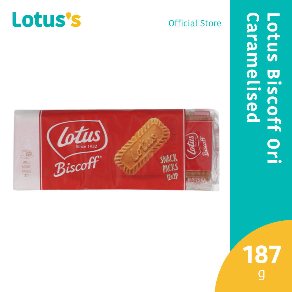 Lotus Biscoff Ori Caramelised 187G | Shopee Malaysia