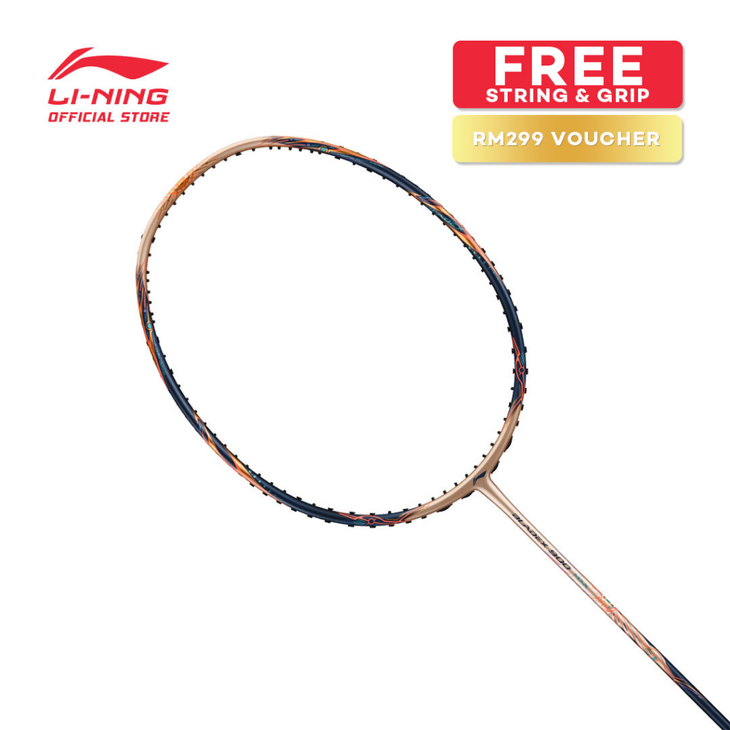 LI-NING BLADEX 900 SUN MAX BADMINTON RACQUET - GOLD - AYPT021-1/AYPT023 ...