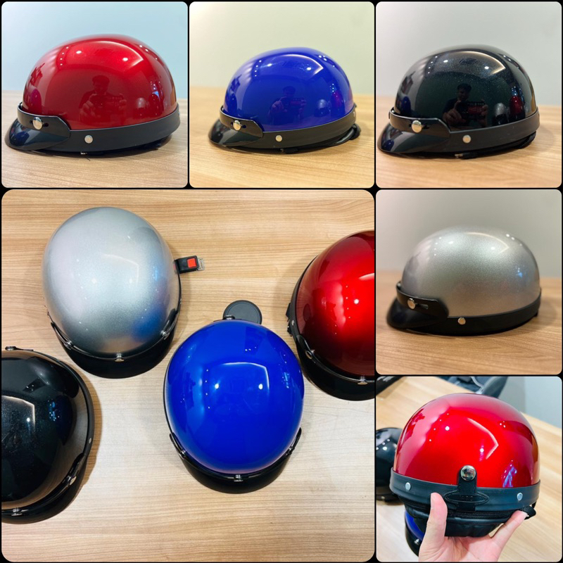 100% Original MHR III Steng Kura Kura Half Cut Helmet | Shopee Malaysia