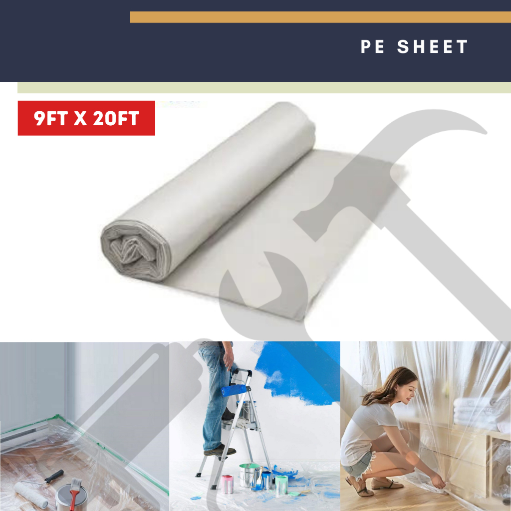 Transparent plastic cover | PE sheet | Canvas | Kanvas | Plastik Alas ...