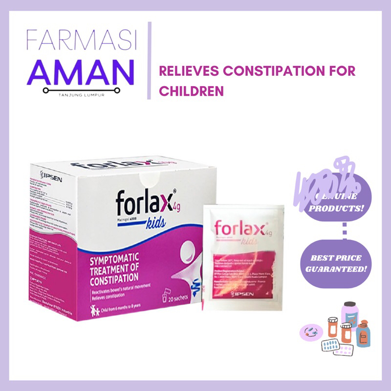 Forlax Kids Powder Sachet 4g x 20's | Shopee Malaysia