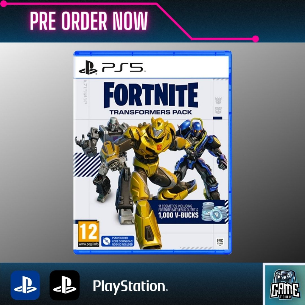 PS5 Fortnite Transformers Pack (English Ver.) [Code in Box] | Shopee ...