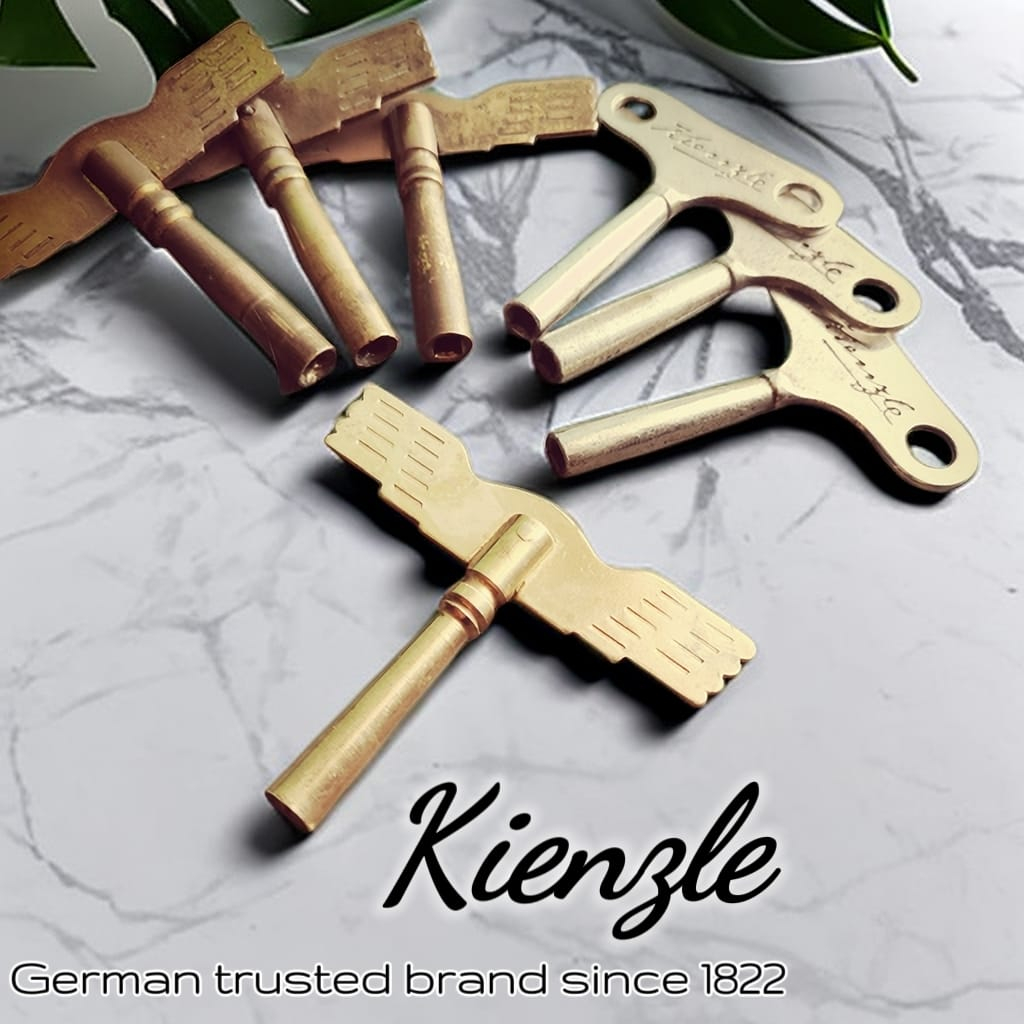 BER1 GENUINE Antique Kienzle German Tam Tam Original Clock Key Kunci ...