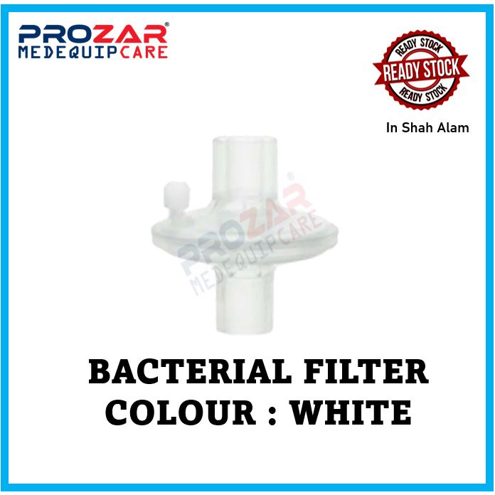 BACTERIAL VIRAL FILTER ADULT FOR VENTILATOR WITH PORT 200-1500ML TIDAL ...