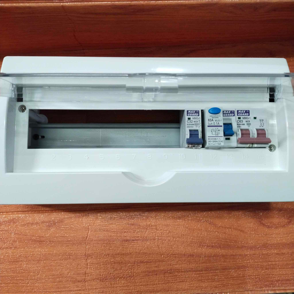 BIG - CONSUMER BOX 28 / 14.5 / 10.5 WAY 2 ROW WHITE ELECTRIC KOTAK SUIS ...