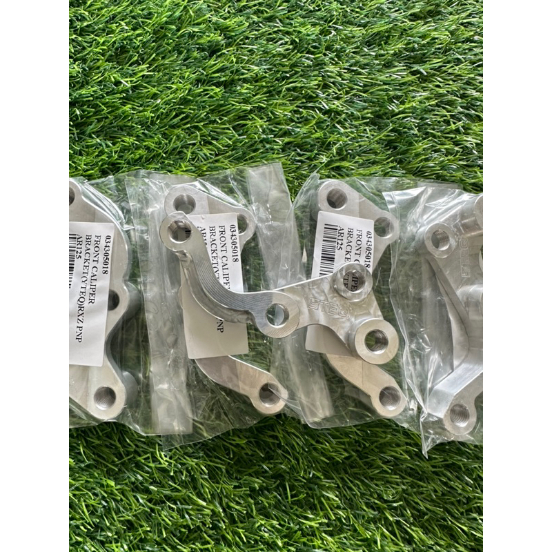 Yteq front caliper bracket RXZ PNP rim AR125 braket disc pam depan cnc ...