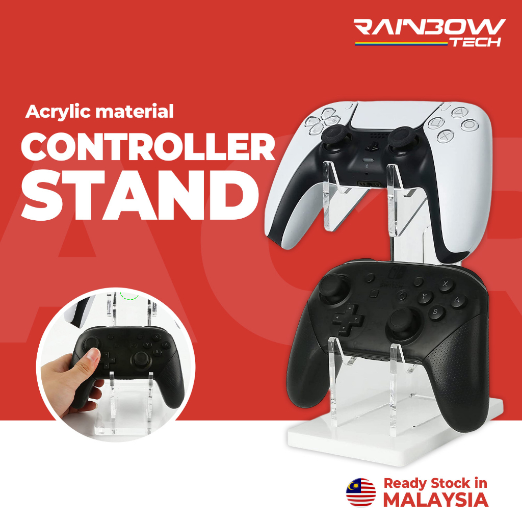 Rbtech Acrylic Controller Stand Ps4 Ps5 Nintendo Xbox Controller Holder Joystick Stand 控制器座架