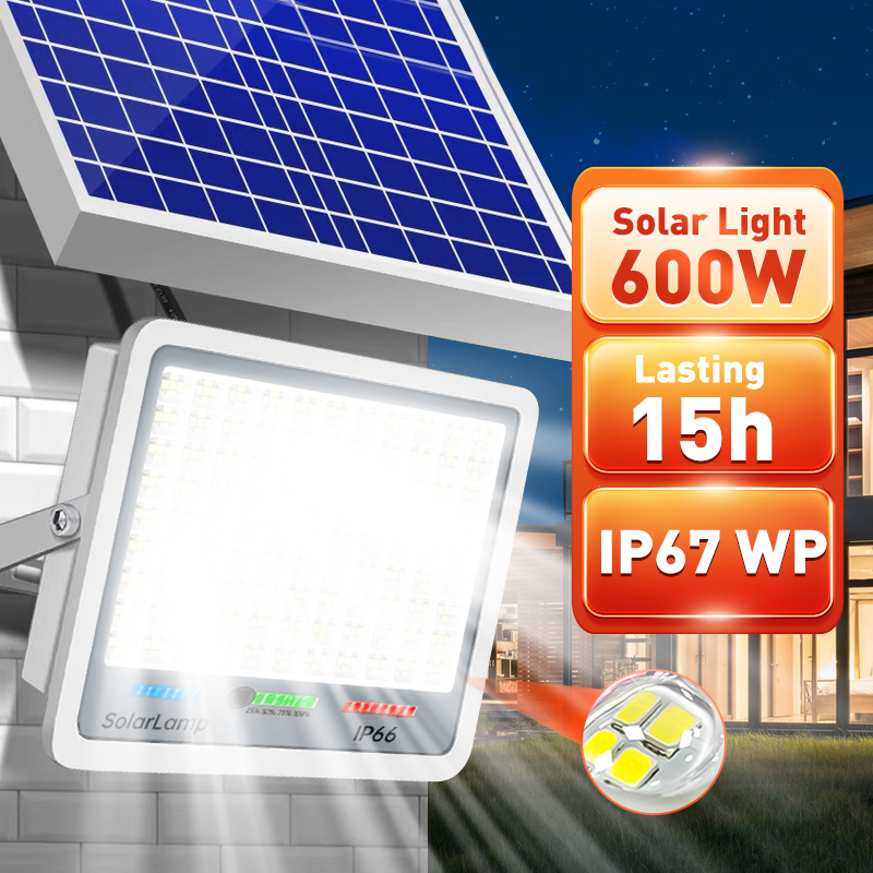 Lampu Solar Light Outdoor Lighting 1200W Solar Spotlight lampu solar ...