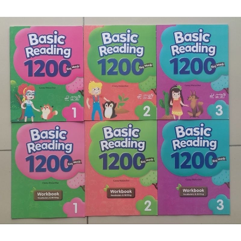 UK Basic Reading 1200 key words 6 books (without CD-Rom) | Shopee Malaysia