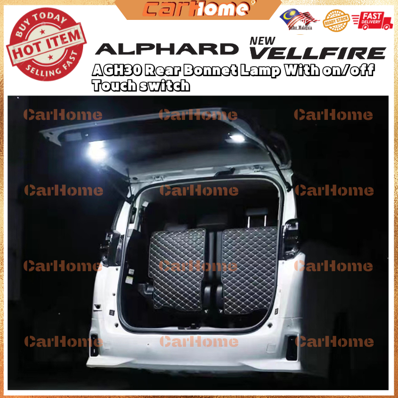 Toyota Vellfire / Alphard AGH30 AGH 30 Rear Bonnet Luggage Lamp with ON ...