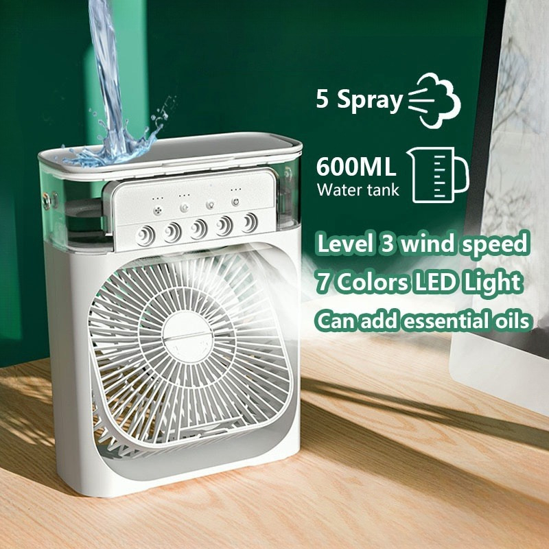 Air Cooling Fan 6 Inches Air Conditioner Portable Fan Air Cooling 3 In ...