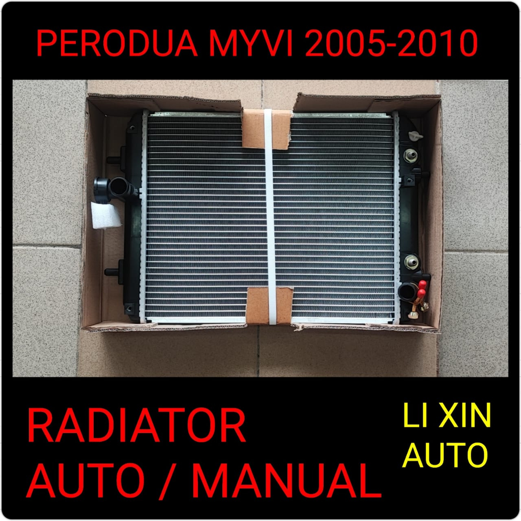 PERODUA MYVI 2005-2010 RADIATOR AUTO / MANUAL PA16M TANKI KERETA ...