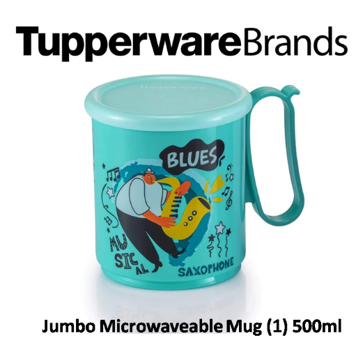 ** READY STOCK ** Tupperware Jumbo Mug Microwaveable with Lid 500ml ...