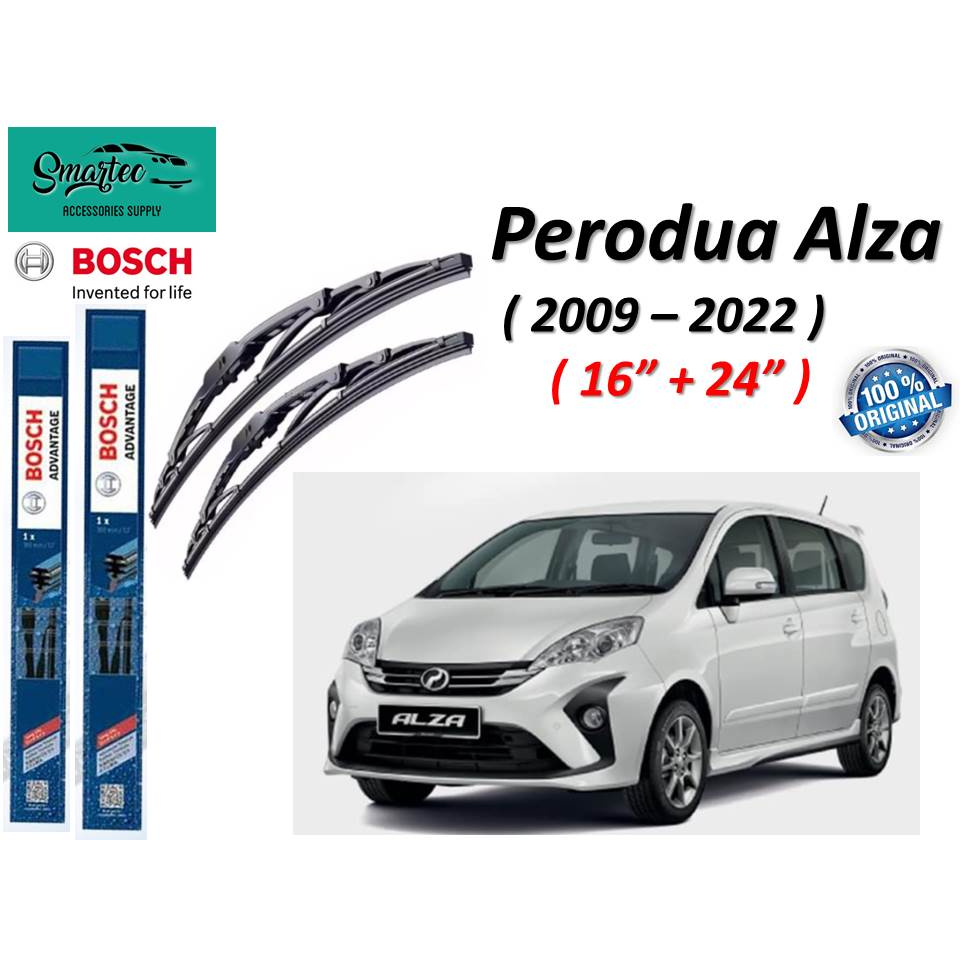 Bosch Advantage Wiper Blade For Perodua Alza Year 2009 - 2022 ( 16 ...