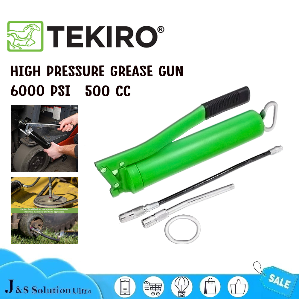 TEKIRO High Pressure Grease Gun 6000PSI 500CC Pompa Gemuk ( AU-GG1015 ...